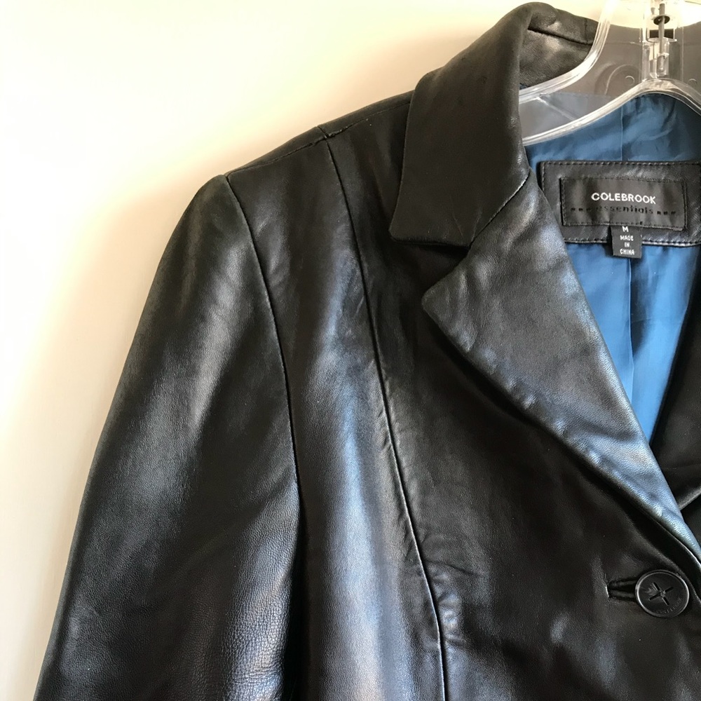 Colebrook Essentials Leather Jacket - Gem